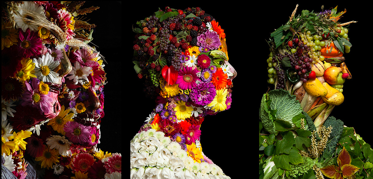 Not-So-Edible Art: Portraits Crafted from Food Waste - WebEcoist