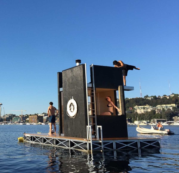 Wet Heat: A Floating Wooden Sauna In Seattle - Page 2 of 3 - WebEcoist