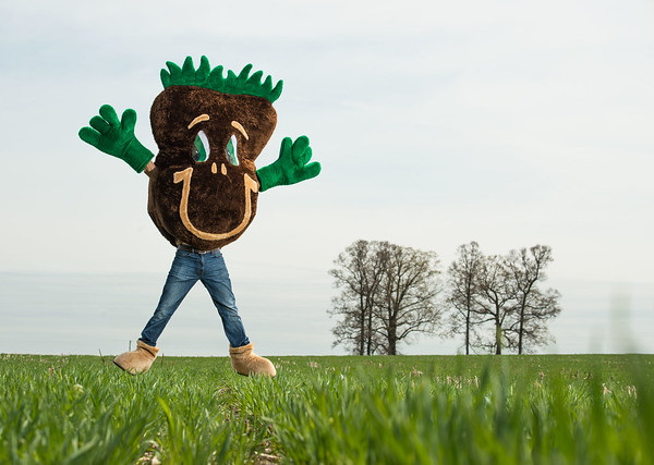 Dig This Guy: Sammy Soil Is One Well-Grounded Mascot - WebEcoist