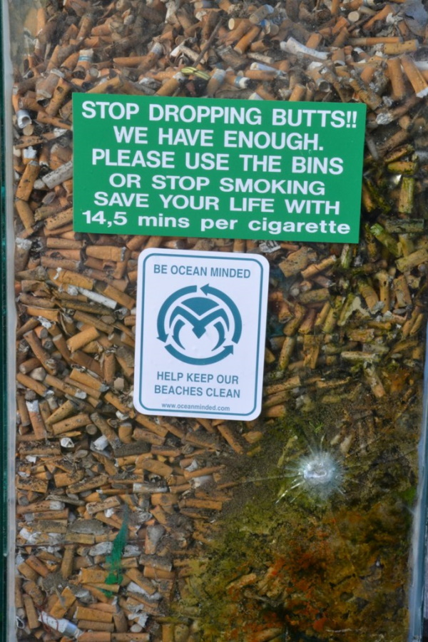 Has Bin: 10 Unfiltered Cigarette Butts Bins & Signs - WebEcoist