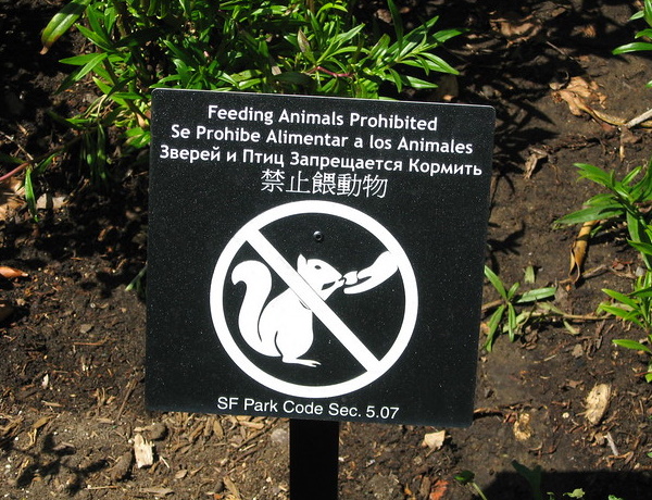 Beast Ala Mode: 10 'Do Not Feed The Animals' Signs - WebEcoist
